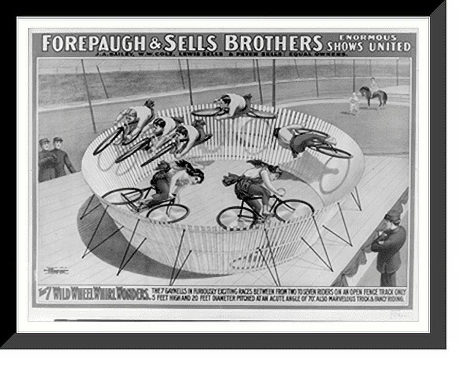 Historic Framed Print, Forepaugh & Sells Brothers enormous shows united ...