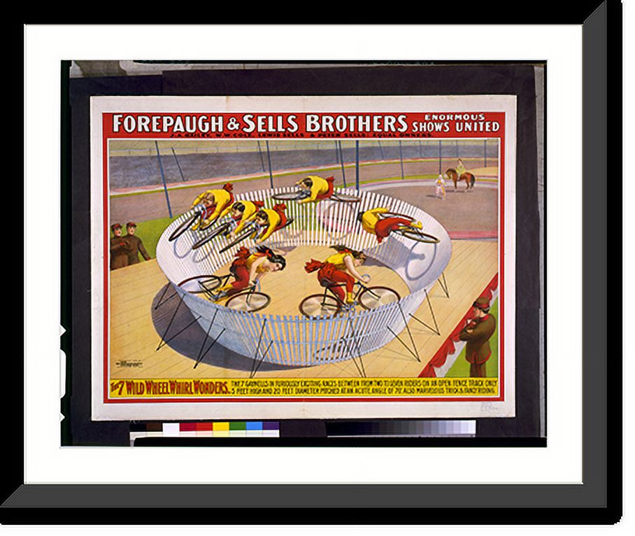 Historic Framed Print, Forepaugh & Sells Brothers enormous shows united ...
