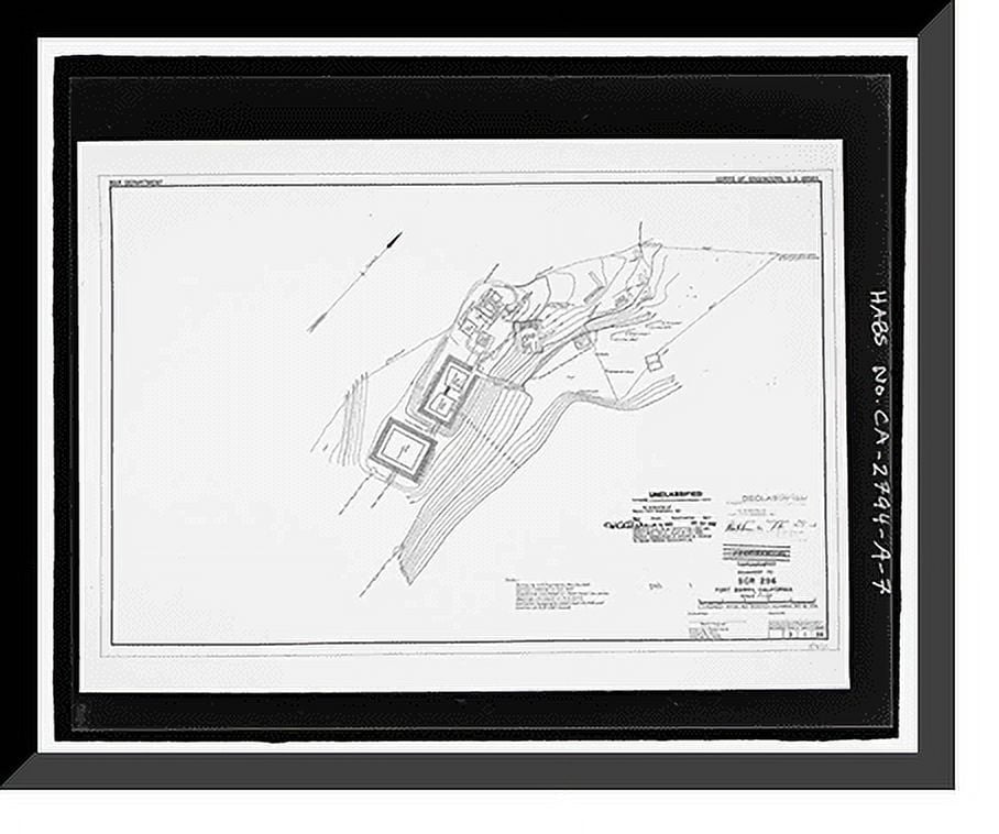 Historic Framed Print, Fort Barry, Signal Corps Radar 296, Station 5 ...