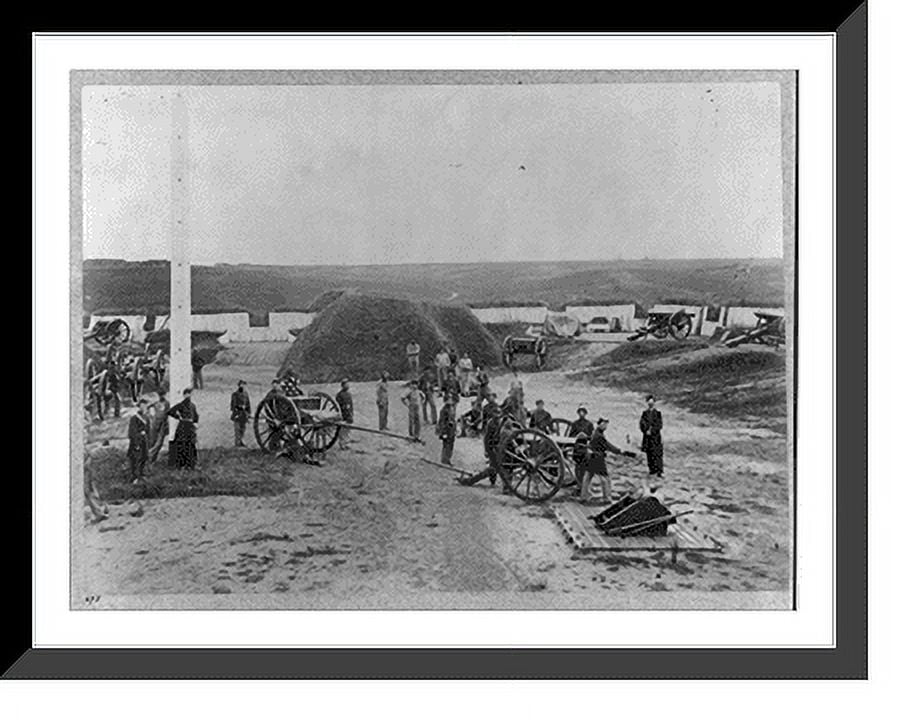 Historic Framed Print, Fort C.F. Smith, Co.L., 2d New York, 17-7/8" x ...