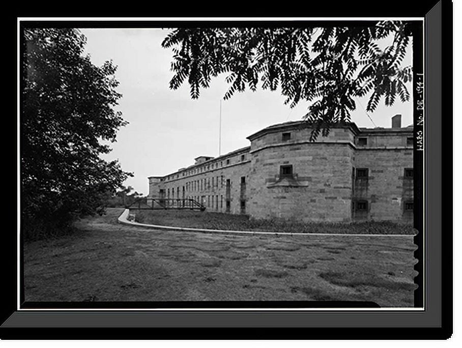 Historic Framed Print, Fort Delaware, Pea Patch Island, Pea Patch ...