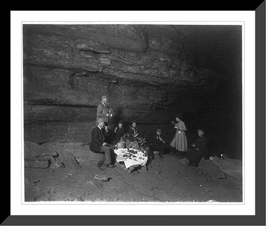 Historic Framed Print, [Frances Benj. Johnston with group of men and ... Historic Framed Print, [Frances Benj. Johnston with group of men and ...