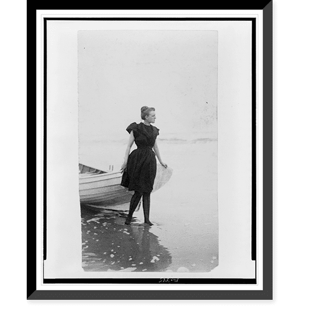 Historic Framed Print, [Frances Benjamin Johnston, full-length portrait ...
