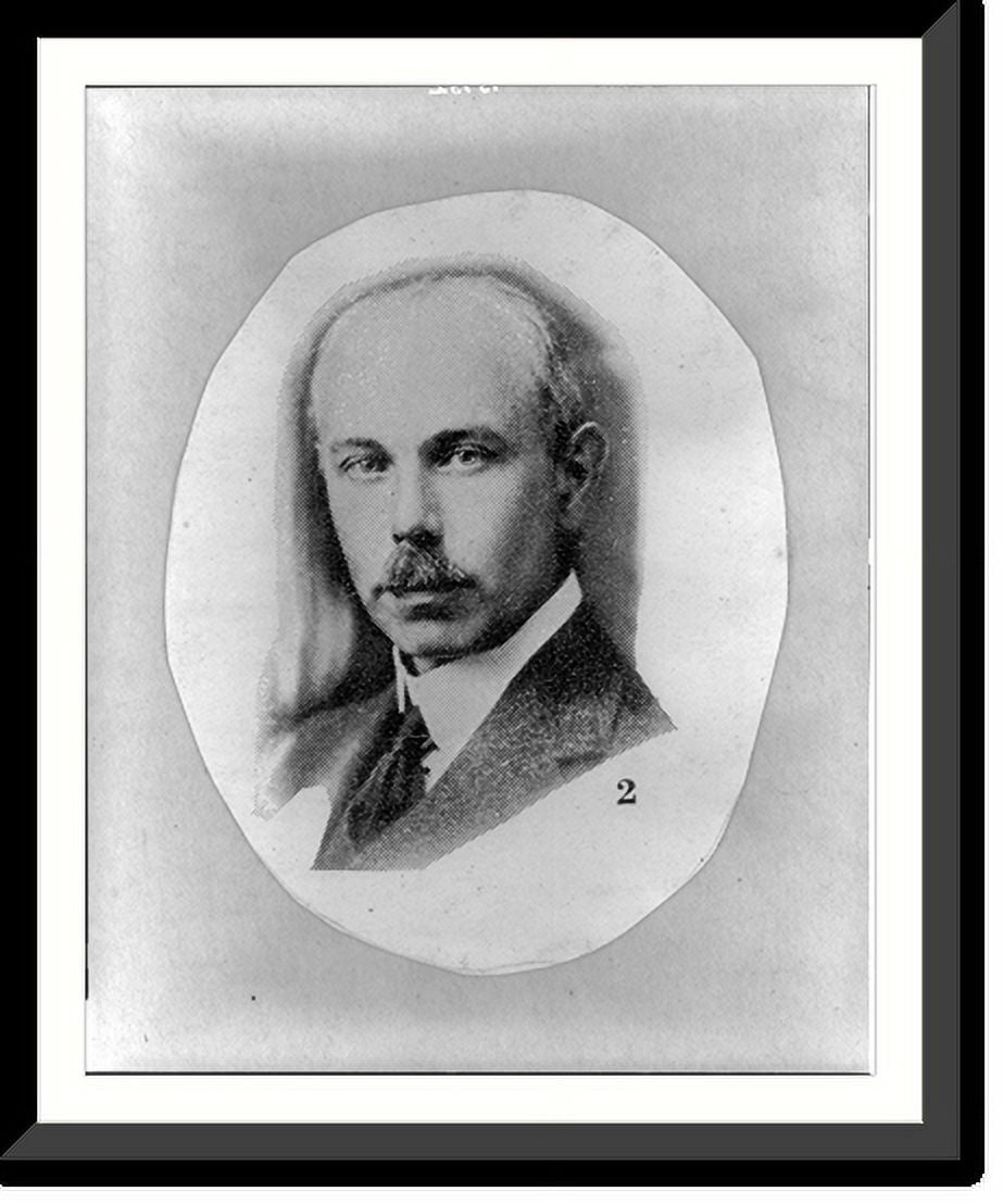 Historic Framed Print, [Francis William Aston, 1877-1945, bust portrait ...