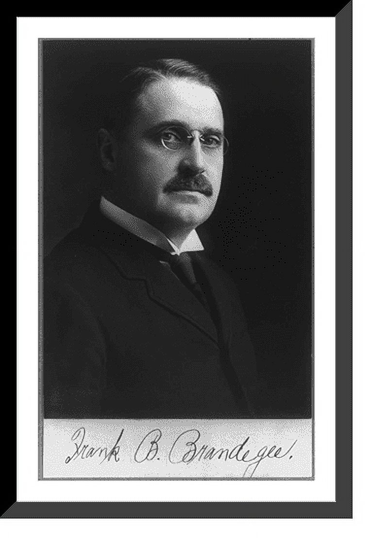 Historic Framed Print, [Frank Bosworth Brandegee, 1864-1924, head and ...