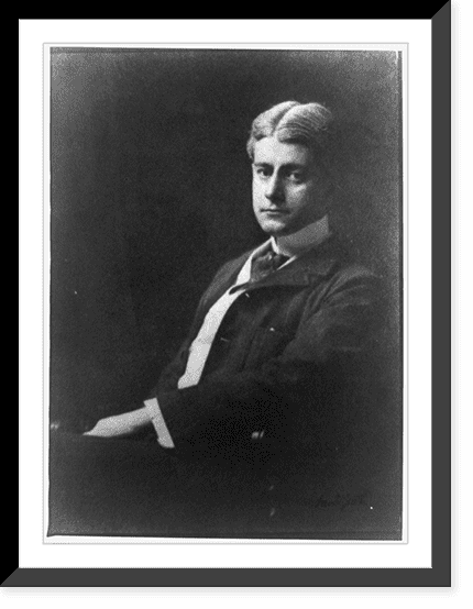 Historic Framed Print, [Frank Norris, three-quarter length portrait ...