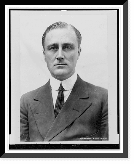 Historic Framed Print, [Franklin Roosevelt, head-and-shoulders portrait ...