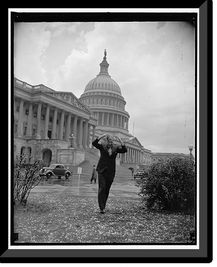 Historic Framed Print, Freak hail storm hits Capitol. Washington, D.C ...