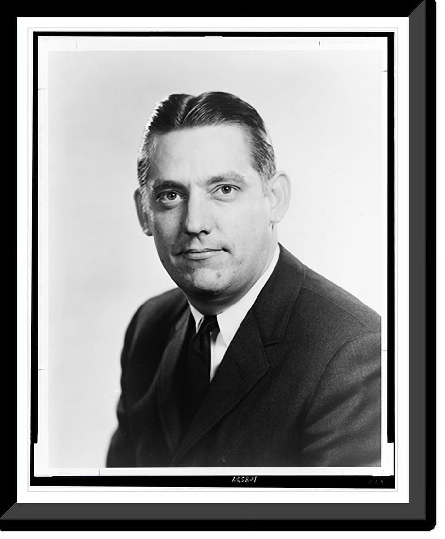 Historic Framed Print, [Fred Roy Harris, head-and-shoulders portrait ...