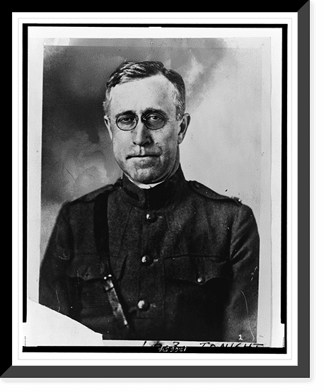 Historic Framed Print, [Frederick Palmer, head-and-shoulders portrait ...