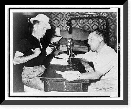 Historic Framed Print, [Freeman Gosden and Charles Correll perform as ...