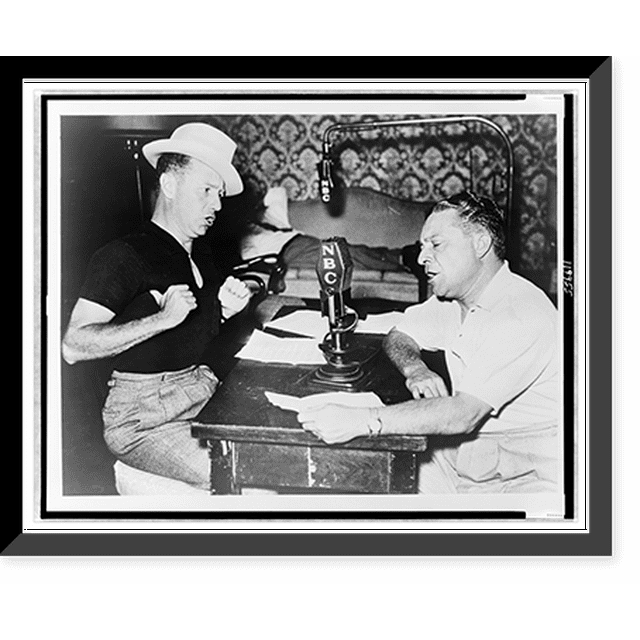 Historic Framed Print, [Freeman Gosden and Charles Correll perform as ...