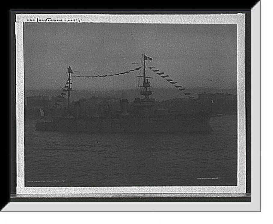 Historic Framed Print, French battleship Liberte, 17-7/8" x 21-7/8 ...