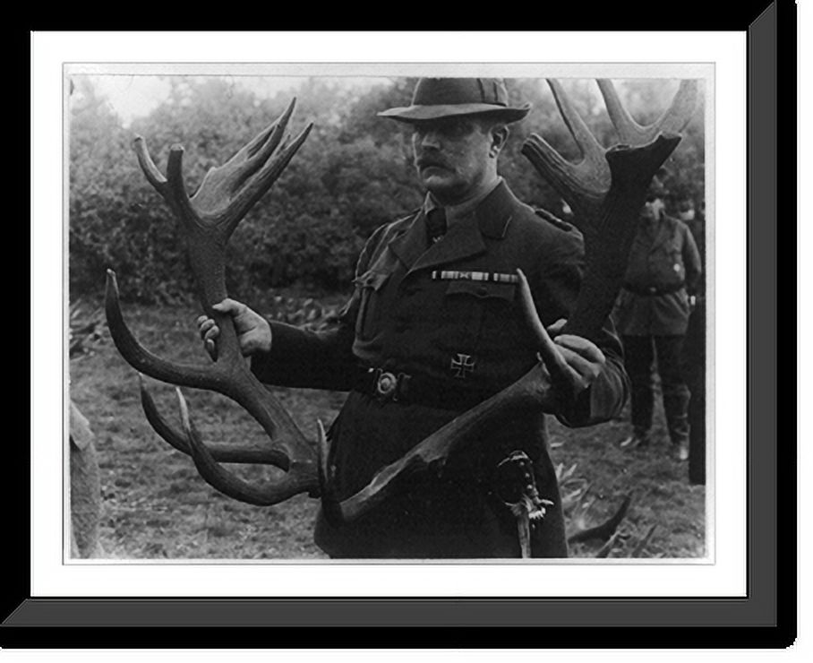 Historic Framed Print, [Friend of Hermann Göring in uniform holding ...