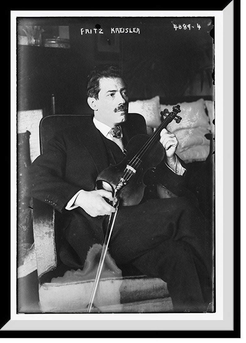 Historic Framed Print, Fritz Kreisler - 3, 17-7/8" x 21-7/8" - Walmart.com