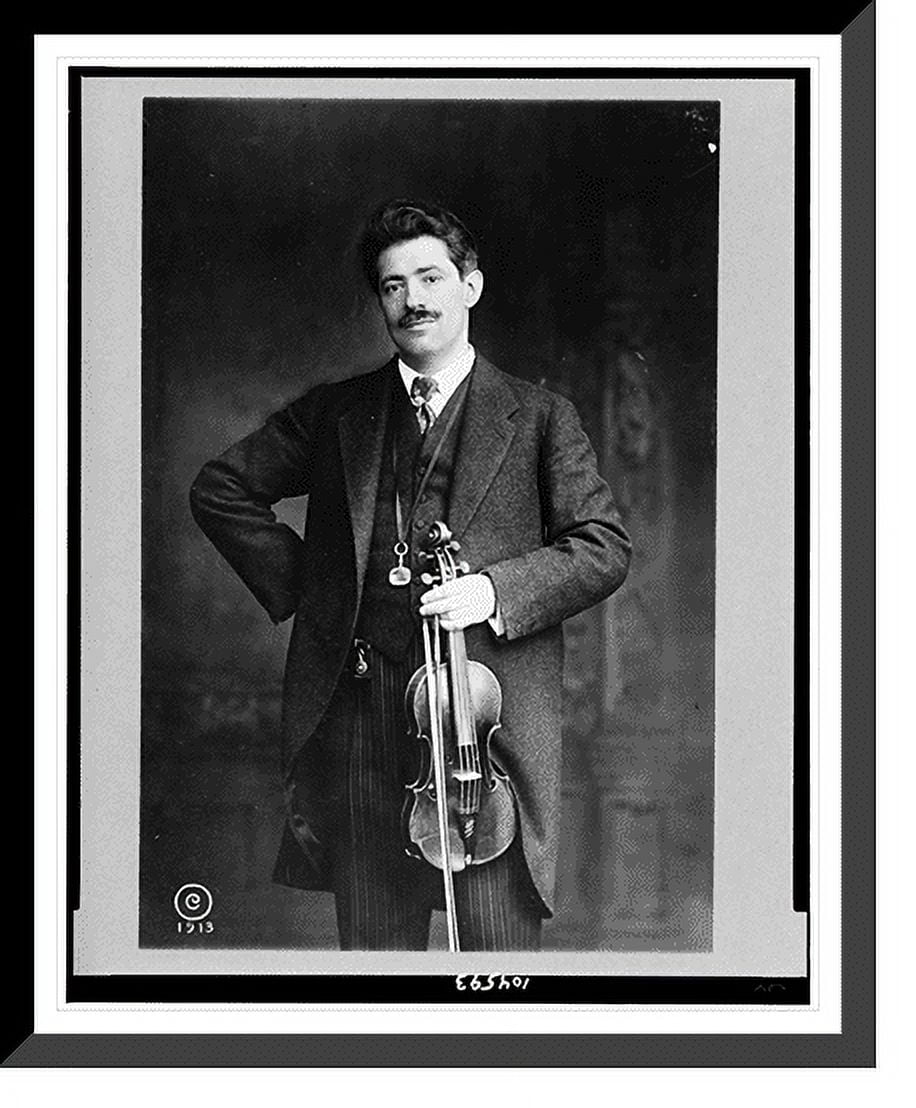 Historic Framed Print, [Fritz Kreisler, three-quarter length portrait ...