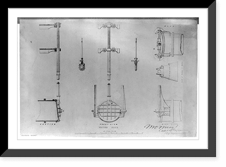 Historic Framed Print, Front view, water gate, Washington Aqueduct, 17 ...