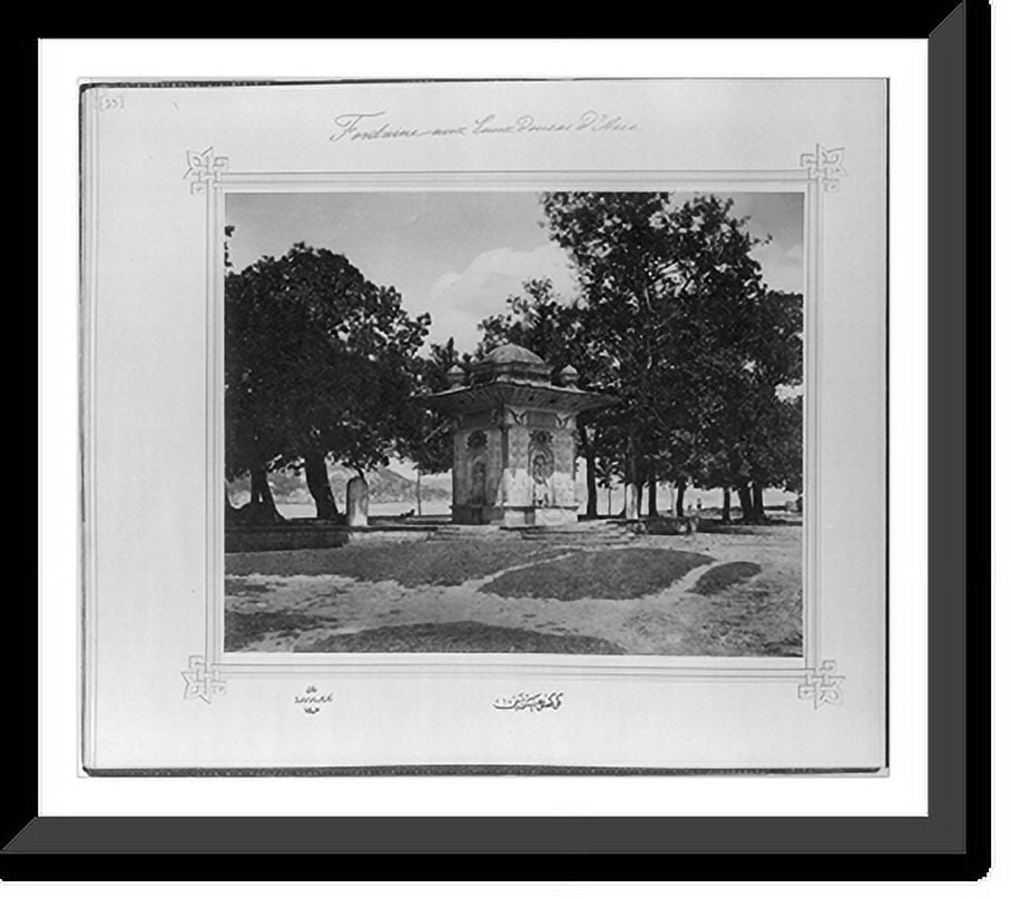 Historic Framed Print, [Göksu fountain].Lieutenant Colonel of the ...