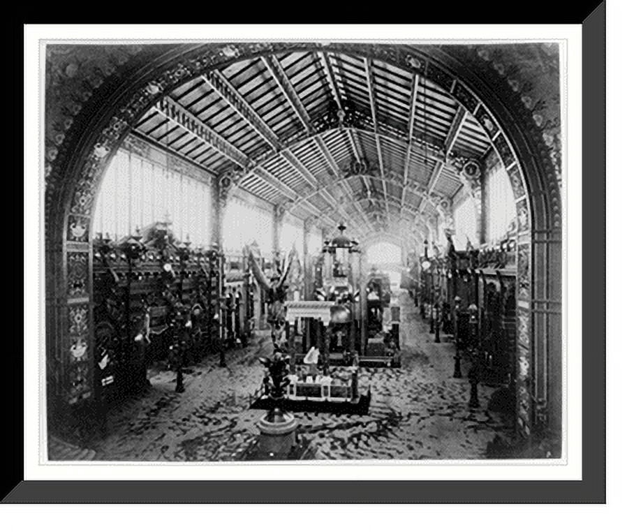 Historic Framed Print, [Gallery of Thirty Meters, looking toward the ...
