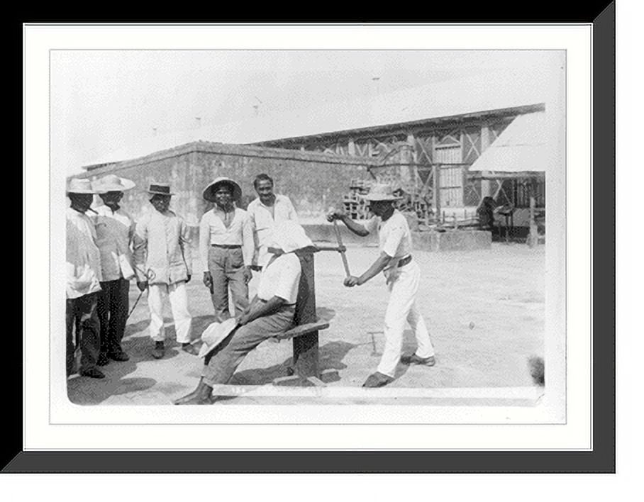 Historic Framed Print, Garotte, Bilibid Prison, Philippines, 17-7/8" x ...