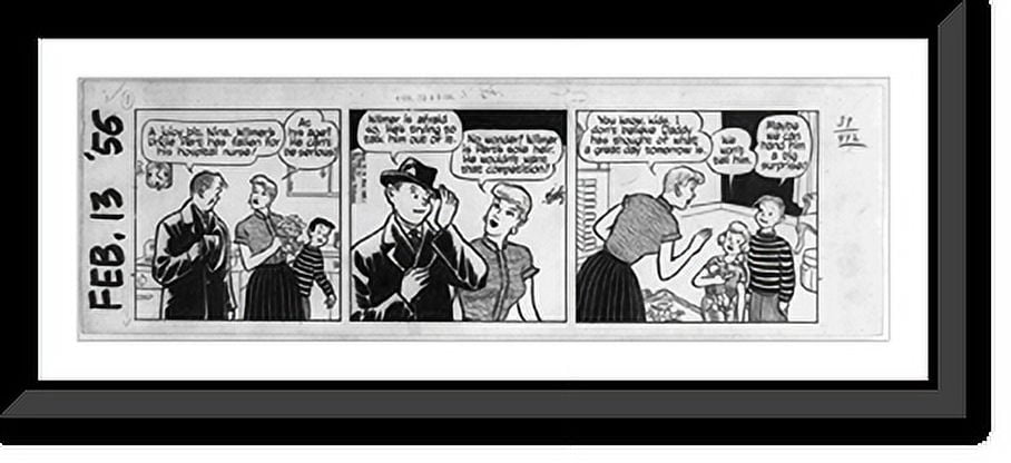 Historic Framed Print, Gasoline Alley. A juicy bit, Nina. Wilmer's ...