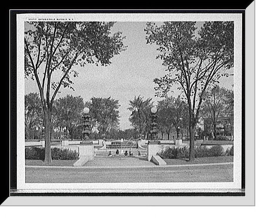 Historic Framed Print, Gates Circle, Buffalo, N.Y., 17-7/8" x 21-7/8 ...