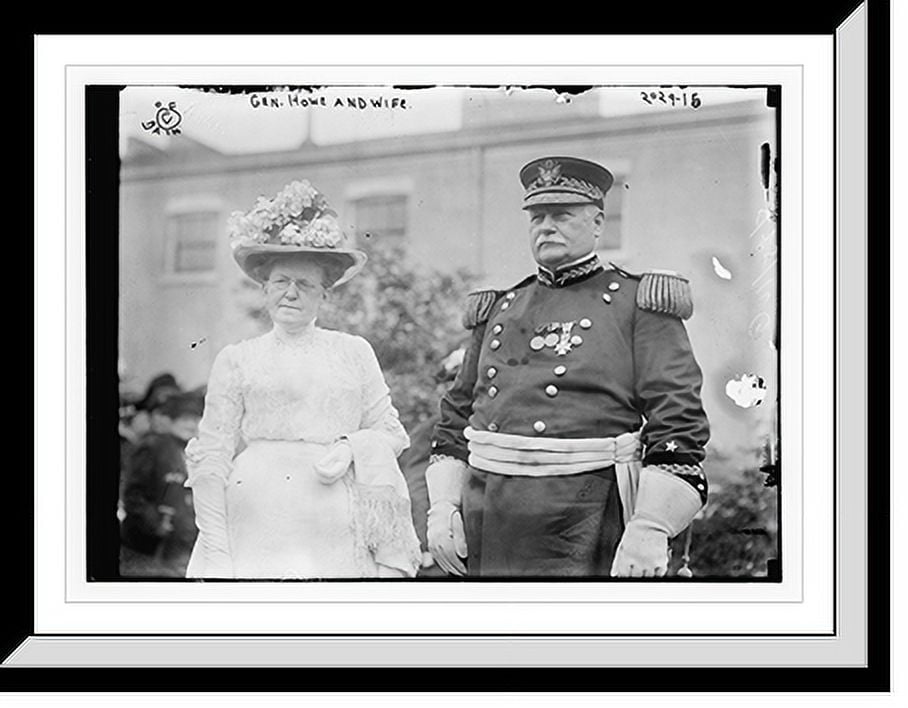 Historic Framed Print, Gen. Howe and wife, 17-7/8" x 21-7/8" - Walmart.com