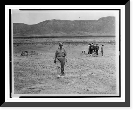 Historic Framed Print, [Gen. Leslie R. Groves, full-length portrait ...