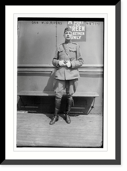 Historic Framed Print, Gen. Rivers, 17-7/8" x 21-7/8" - Walmart.com