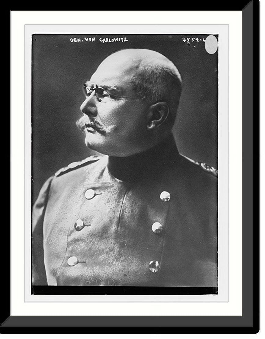 Historic Framed Print, Gen. Von Carlowitz - 2, 17-7/8" x 21-7/8" - Walmart.com