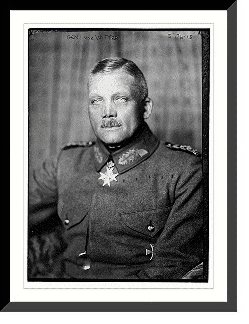 Historic Framed Print, Gen. Von Watter, 17-7/8" x 21-7/8" - Walmart.com