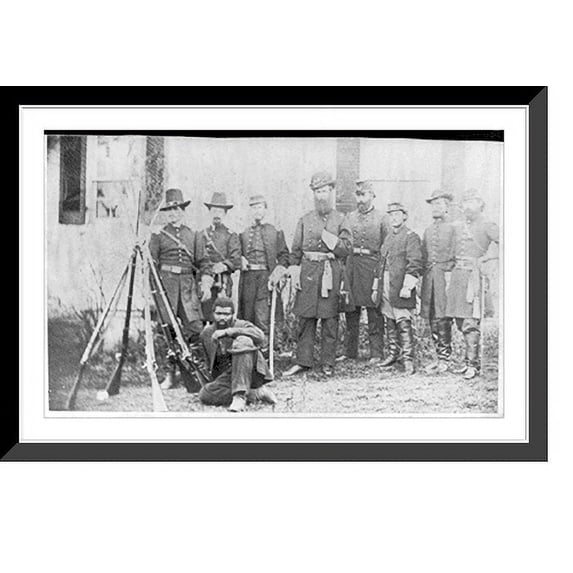 Historic Framed Print, [Gen'l. John W. Geary and staff - taken at ...