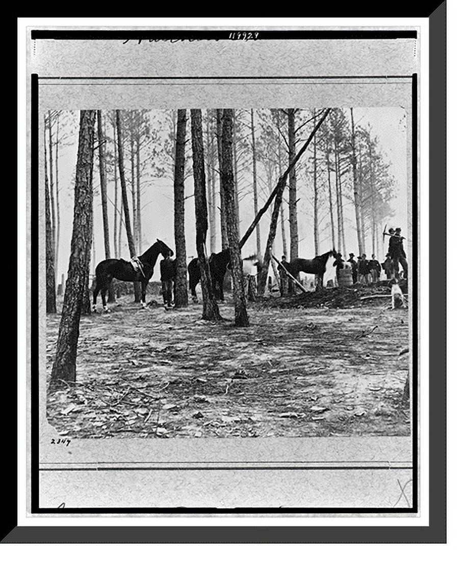 Historic Framed Print, General Ame's Head Quarters, 17-7/8" x 21-7/8 ...