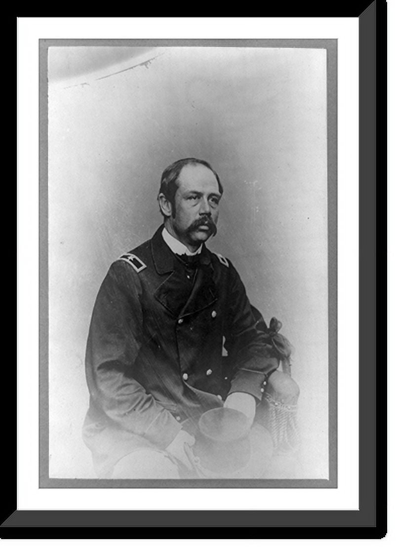 Historic Framed Print, [General George Henry Sharpe, three-quarter ...