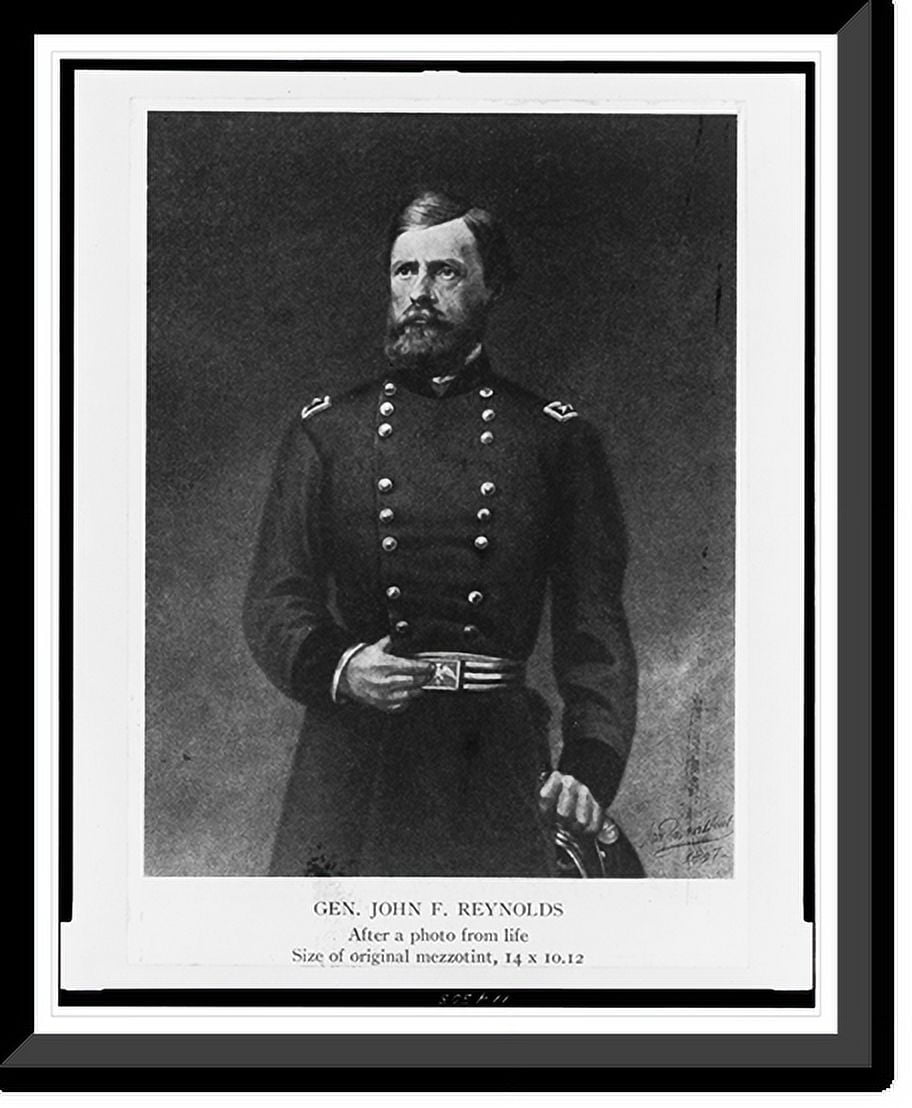 Historic Framed Print, [General John Fulton Reynolds, three-quarter ...