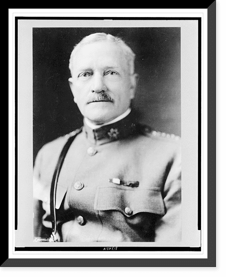Historic Framed Print, [General John Joseph Pershing, head-and ...