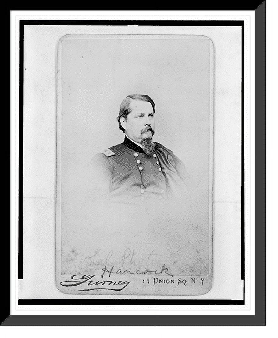 Historic Framed Print, [General Winfield Scott Hancock, head-and ...