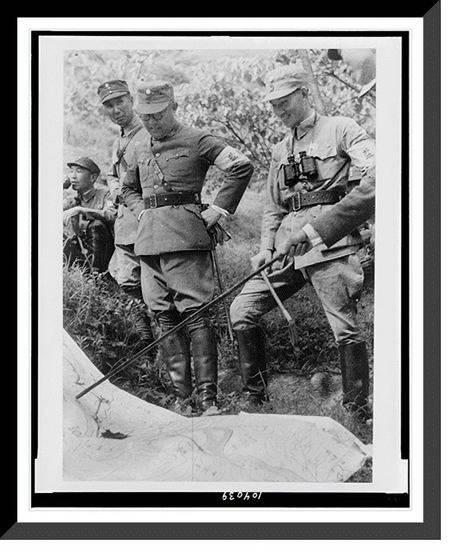Historic Framed Print, [Generalissimo Chiang Kai-shek and other Chinese ...