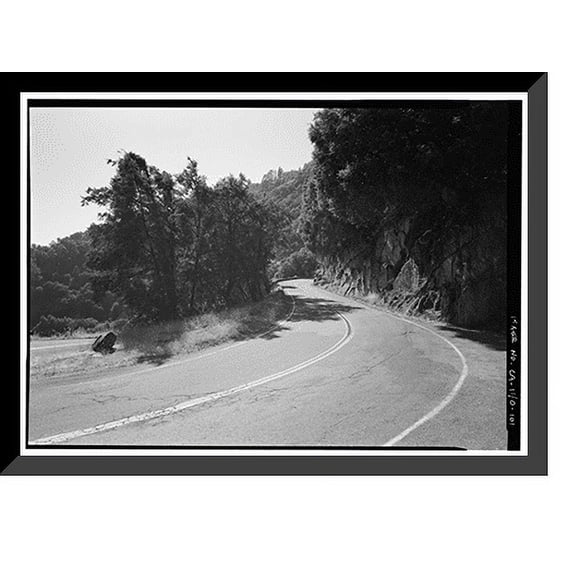 Historic Framed Print, Generals Highway, Three Rivers vicinity, Tulare ...