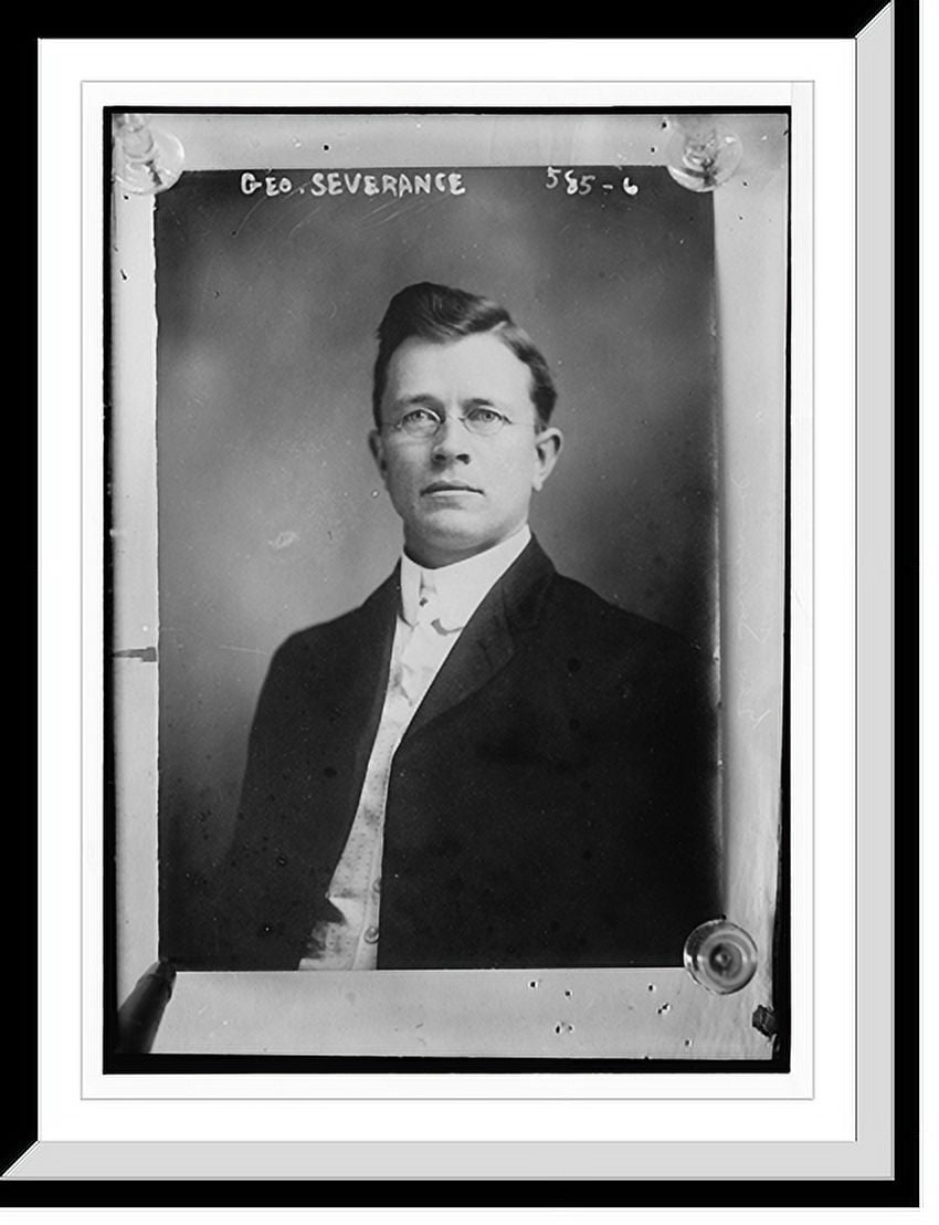 Historic Framed Print, Geo. Severance, portrait bust, 17-7/8" x 21-7/8 ...