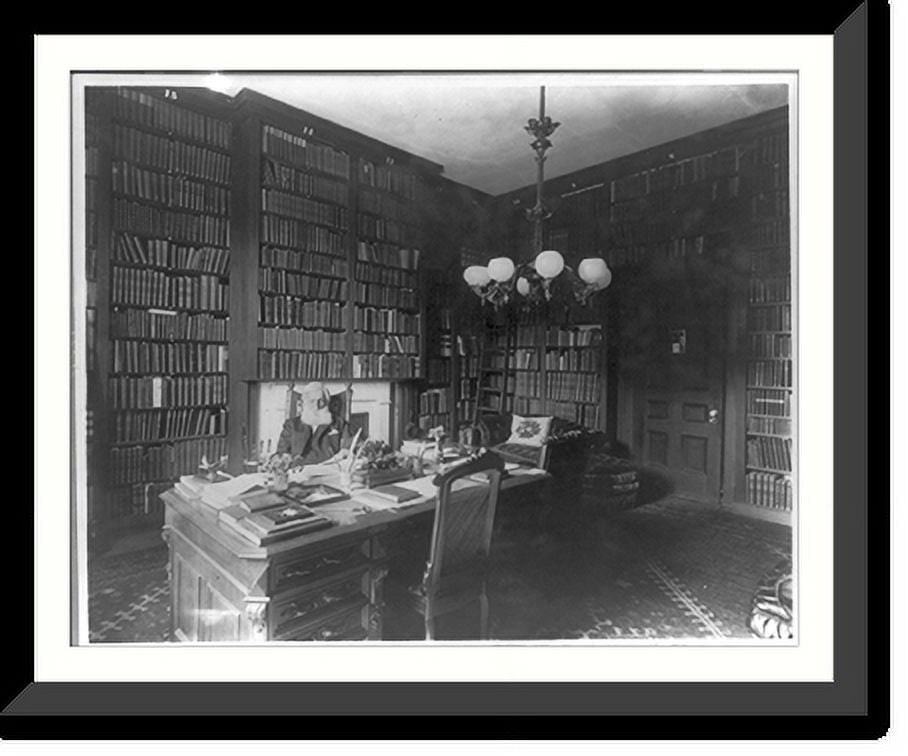 Historic Framed Print, [George Bancroft, 1800-1891, half-length ...