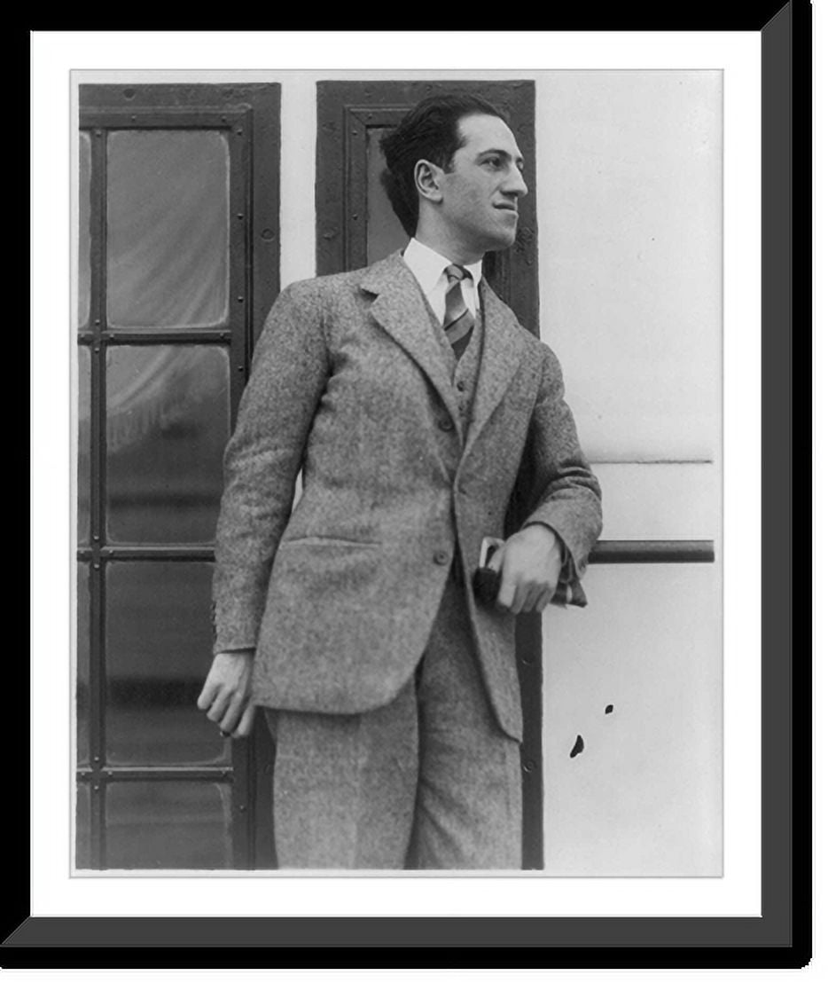 Historic Framed Print, [George Gershwin, 1898-1937, three-quarters ...