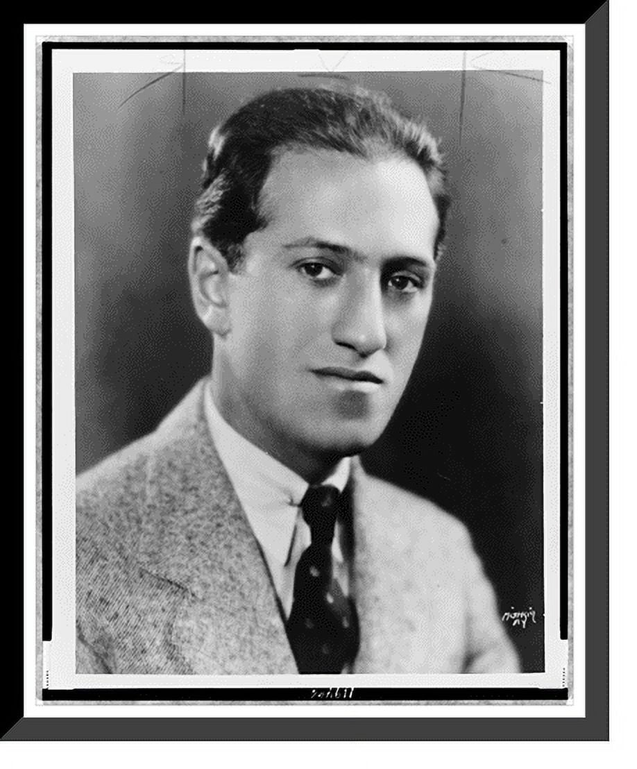 Historic Framed Print, [George Gershwin, head-and-shoulders portrait ...