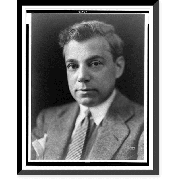 Historic Framed Print, [George Jean Nathan, head-and-shoulders portrait ...