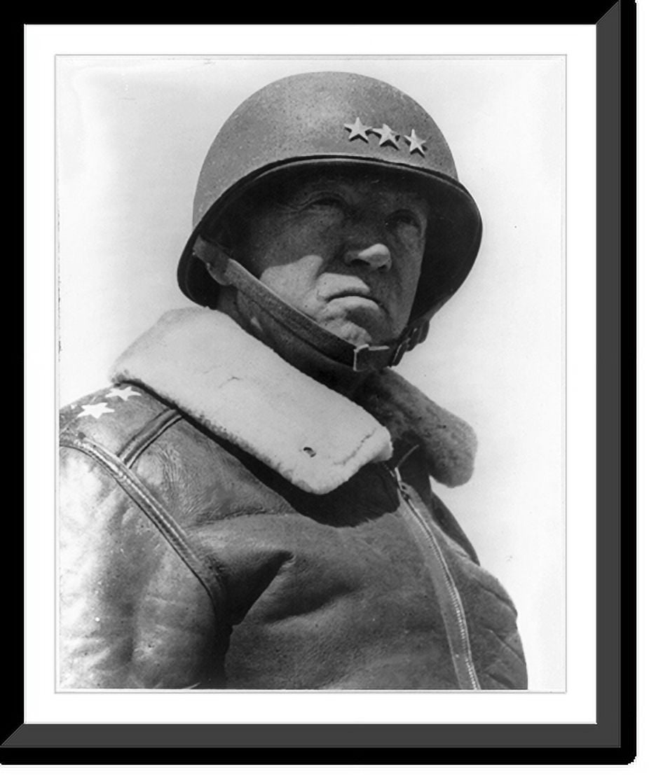 Historic Framed Print, [George S. Patton, 1885-1945, head-and-shoulders ...