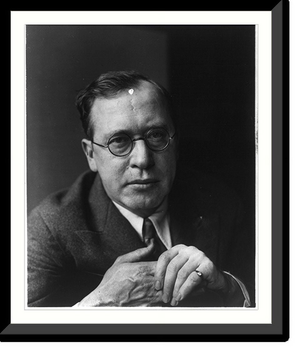 Historic Framed Print, [George Sylvester Viereck, head-and-shoulders ...