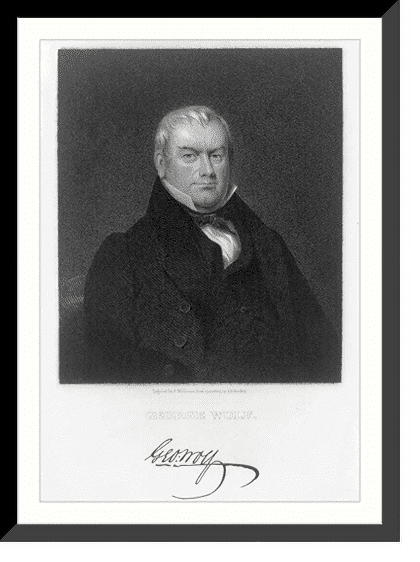 Historic Framed Print, [George Wolf, 1777-1840, bust portrait], 17-7/8 ...