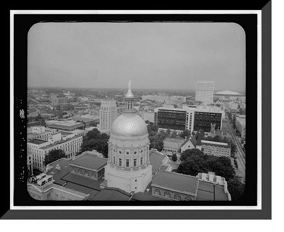 Historic Framed Print, Georgia State Capitol, Capitol Square, Atlanta ...