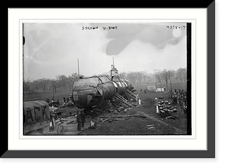 Historic Framed Print, German U-Boat, 17-7/8" x 21-7/8" - Walmart.com