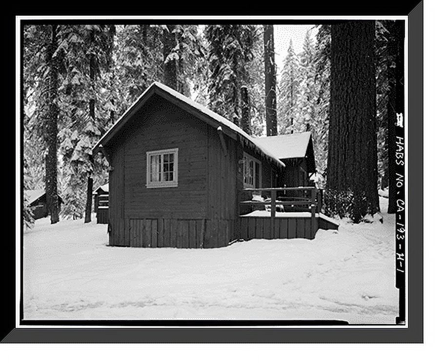 Historic Framed Print, Giant Forest Lodge Historic District, Cabin No ...